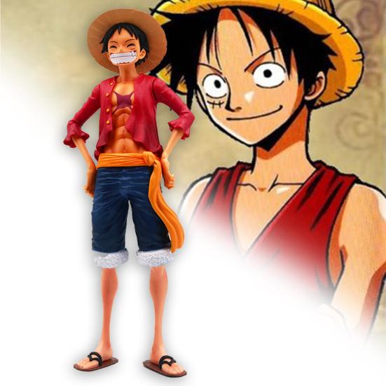 Luffy Figure Model Anime One Piece Action Realistic PVC Cartoon Decor ...