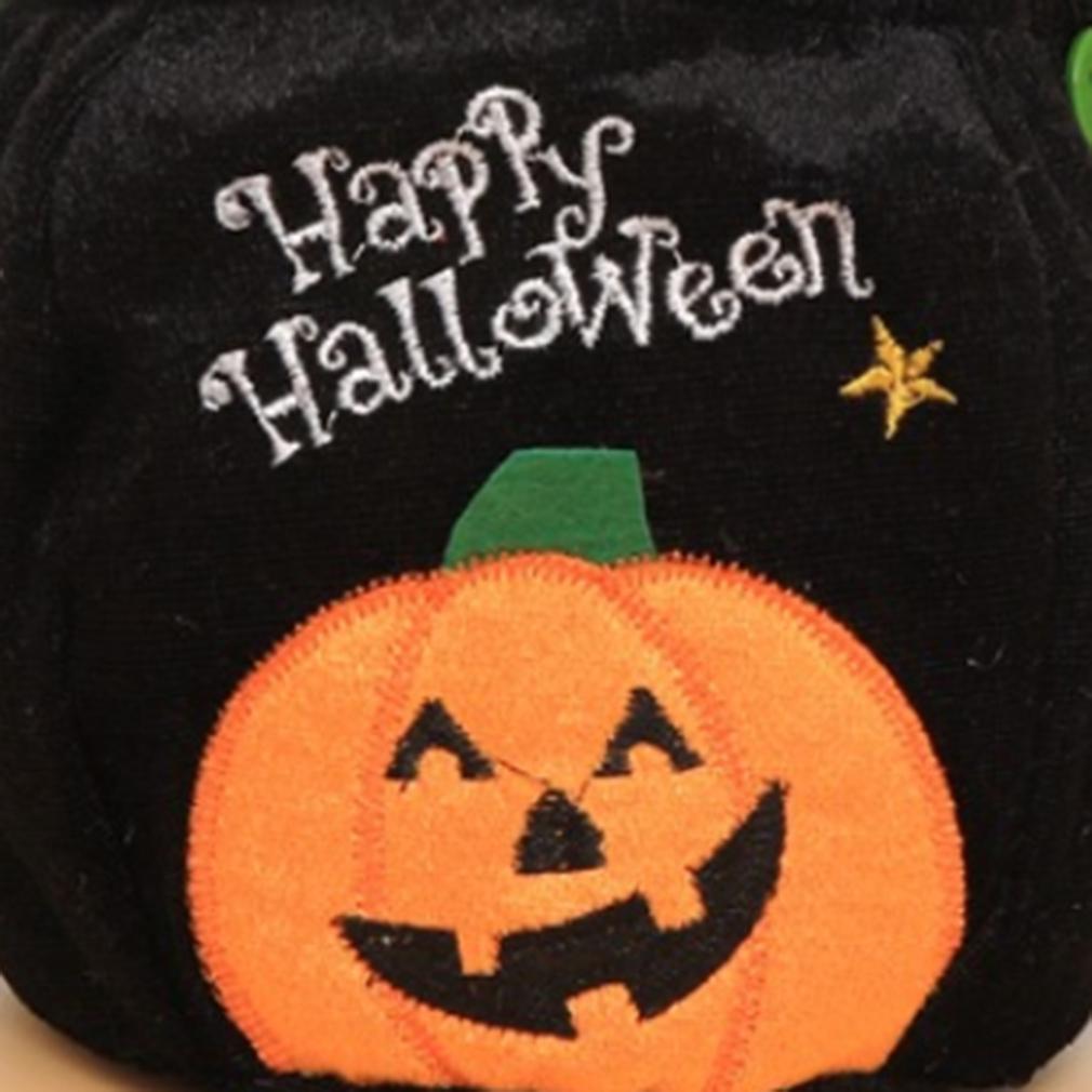 Buy Halloween Candy Pouch Gold Velvet Fabrics Child Pumpkin Party Candy ...
