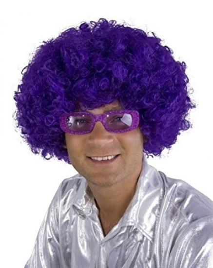 Buy Little clown 64469 willy wig - afro - purple at affordable prices ...