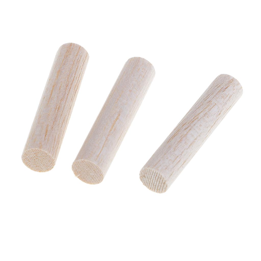Buy 10Pieces Balsa Wood Round Sticks 11mm Diameter for Woodworking ...