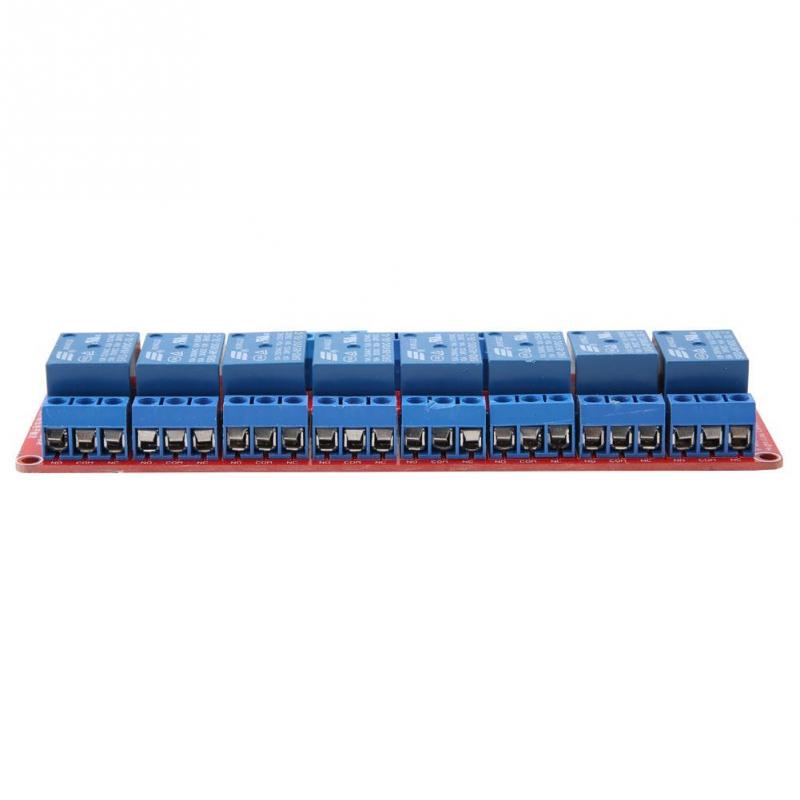 Buy 8 Channel Optocoupler Relay Module Board High & Low Trigger 5V/12V ...