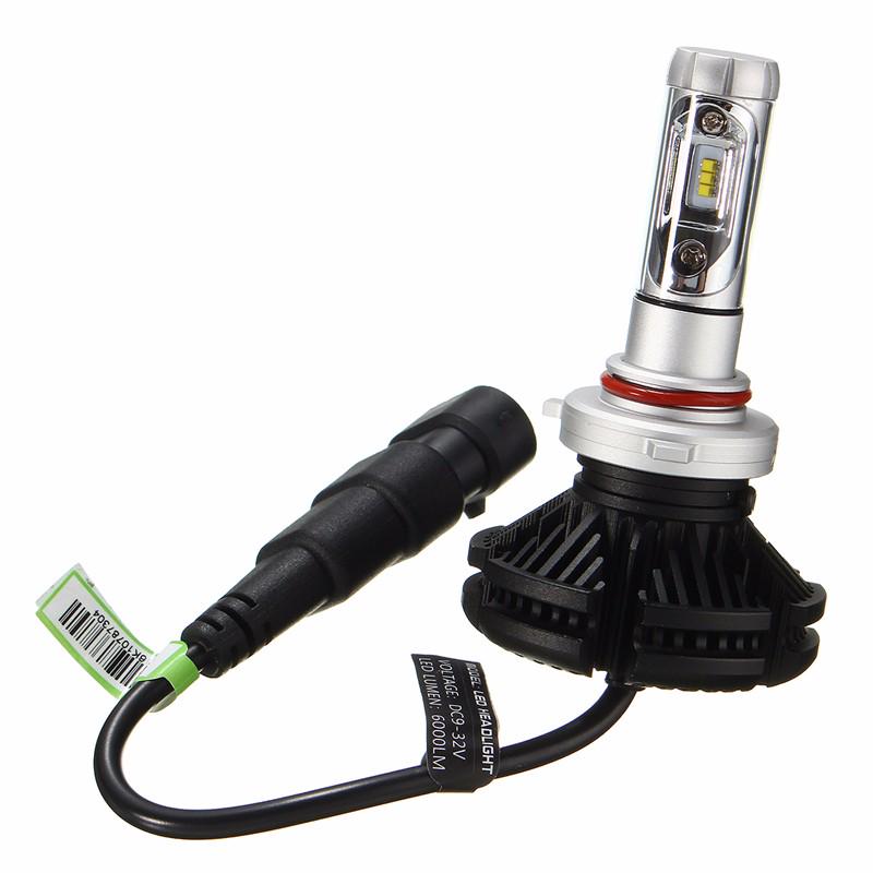 Buy 100W 12000LM 3 Color 9005 H11 H7 H4 High Power LED Headlight Kit ...