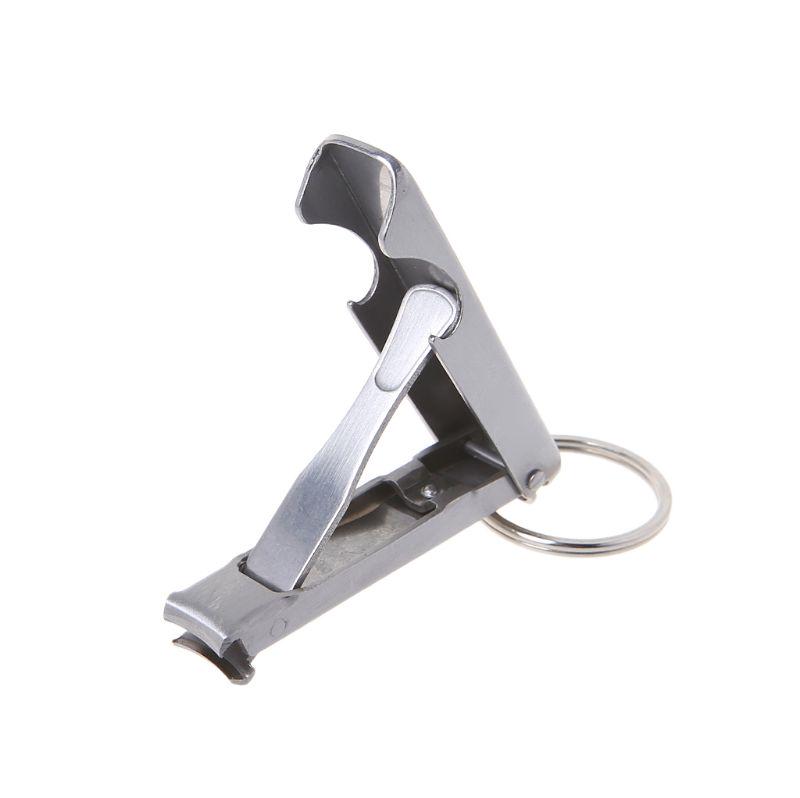 Kjøp 2 in 1 Nail Clipper Bottle Opener EDC Pocket Tool Nail File ...