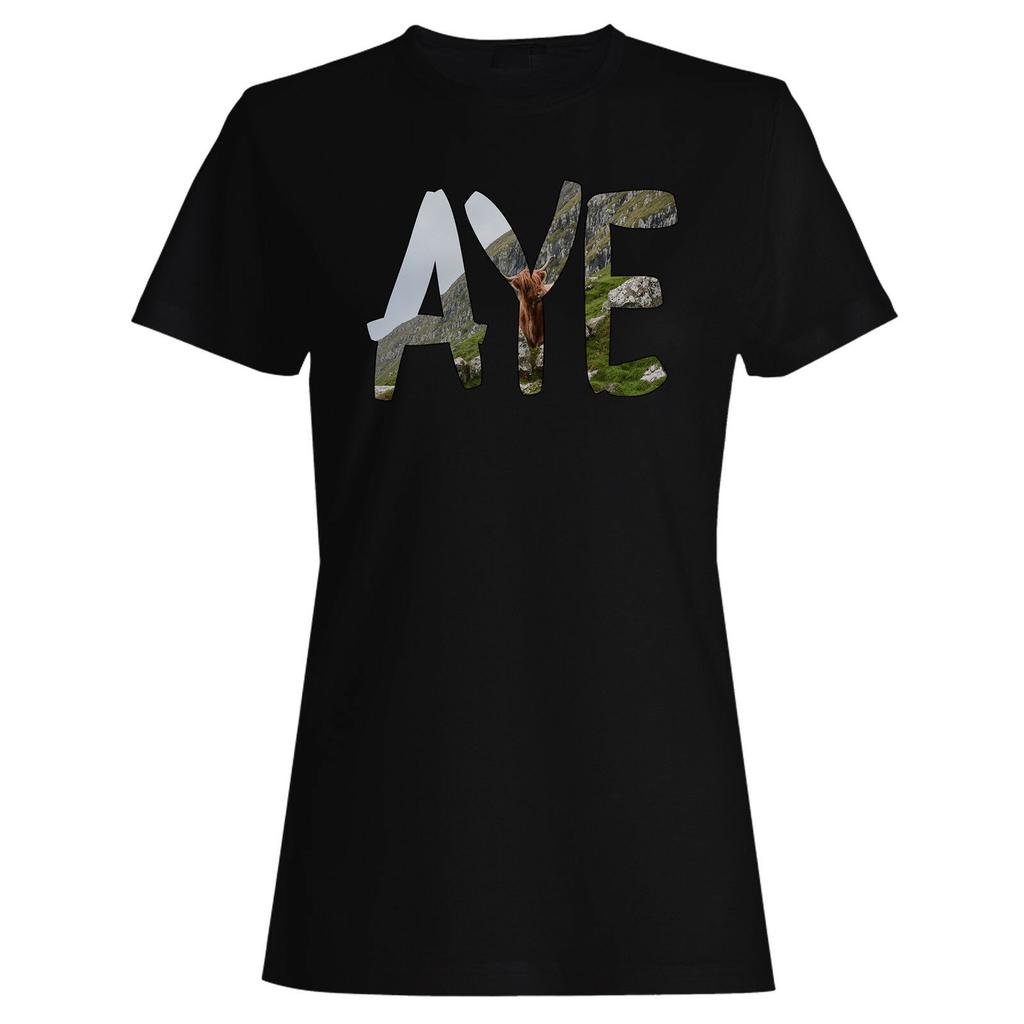 Buy Aye Aye Aye Scotland Ladies T Shirt Tank Top R F Ninjesus Funny ...