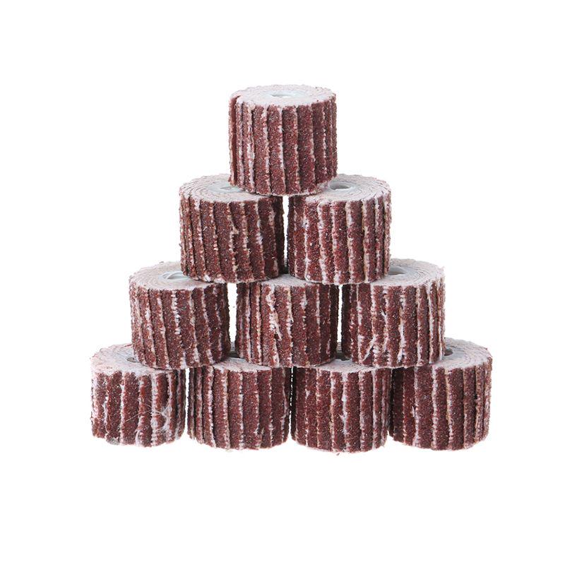 Buy 12pcs 240 Grit Sanding Flap Wheel Sand Paper Dremel Rotary Die ...