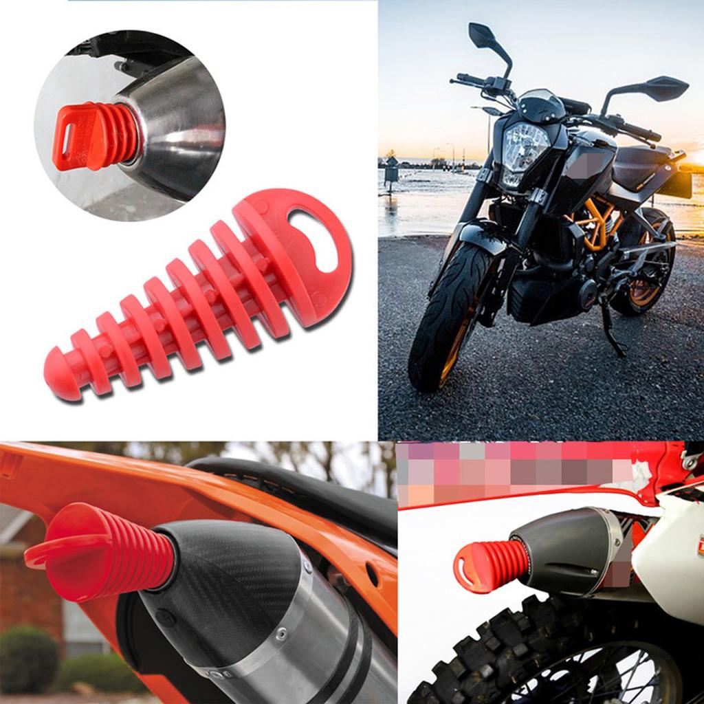Buy Motorcycle Exhaust Pipe Plug Muffler Wash Plug Pipe Protector(Bag ...
