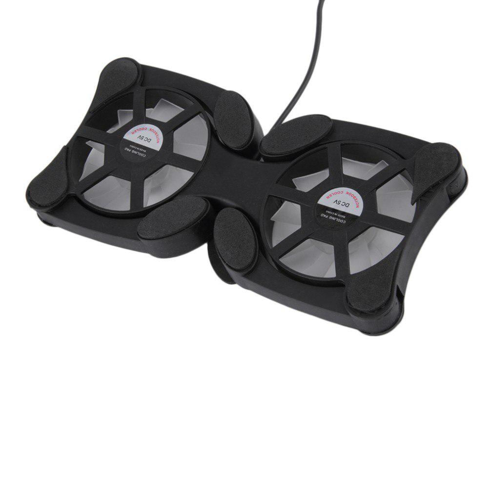 2 USB fan Port Mini Ocus Laptop notebook cooling pad Cooler Cooling Pad ...