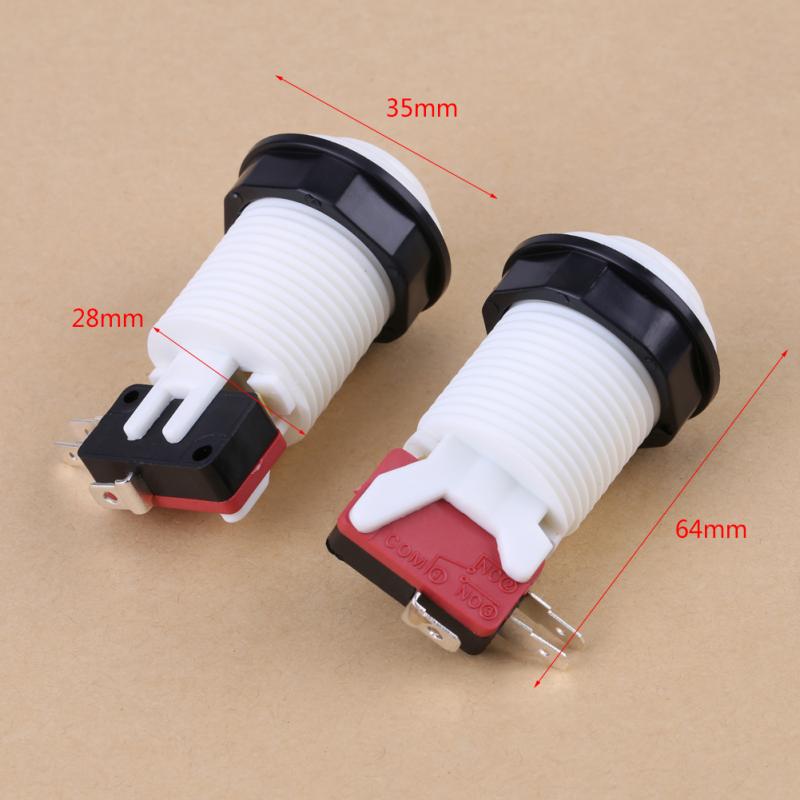 Buy Long Start Button DIY Kit 1P + 2P Player Push Button for Arcade ...
