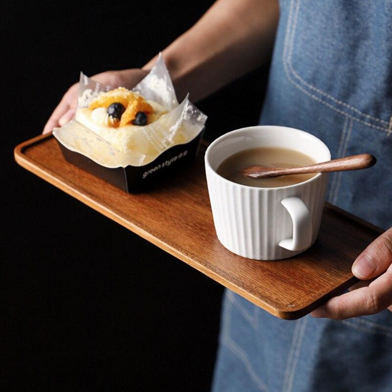Buy South American Walnut Tray Solid Wood Afternoon Tea Tray Fruit Tray ...
