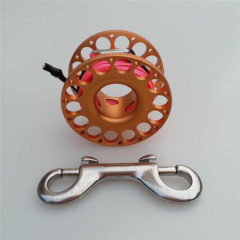 Buy Compact Scuba Diving Dive Finger Spool Reel with 98Ft Line Black at ...