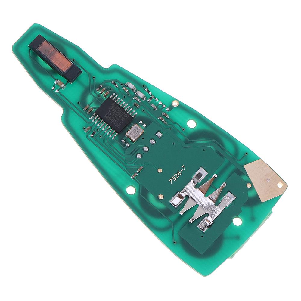 Buy 433MHz 3 Buttons Uncut Replacement Keyless Entry Remote Transmitter ...