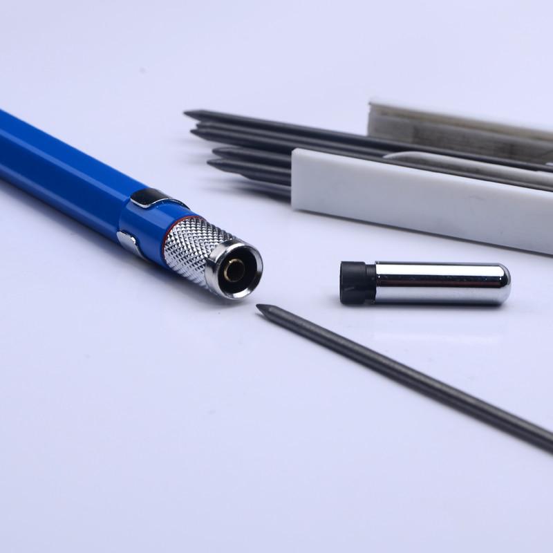 Buy Metal Mechanical Pencils 2.0mm 2B Lead Holder Drafting Drawing ...