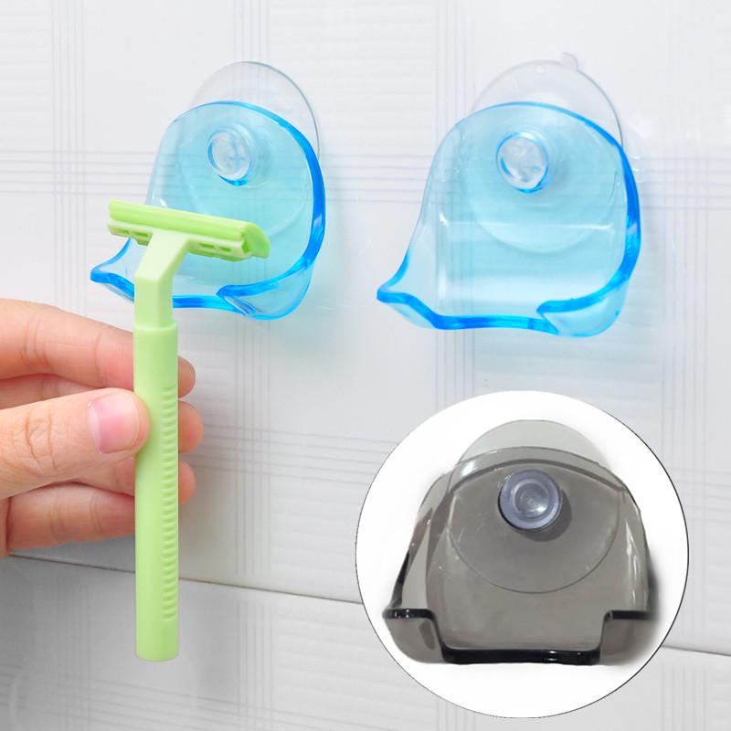 Buy Super Storage Rack Home Plastic Wall Hook Shaver Hangers Suction ...