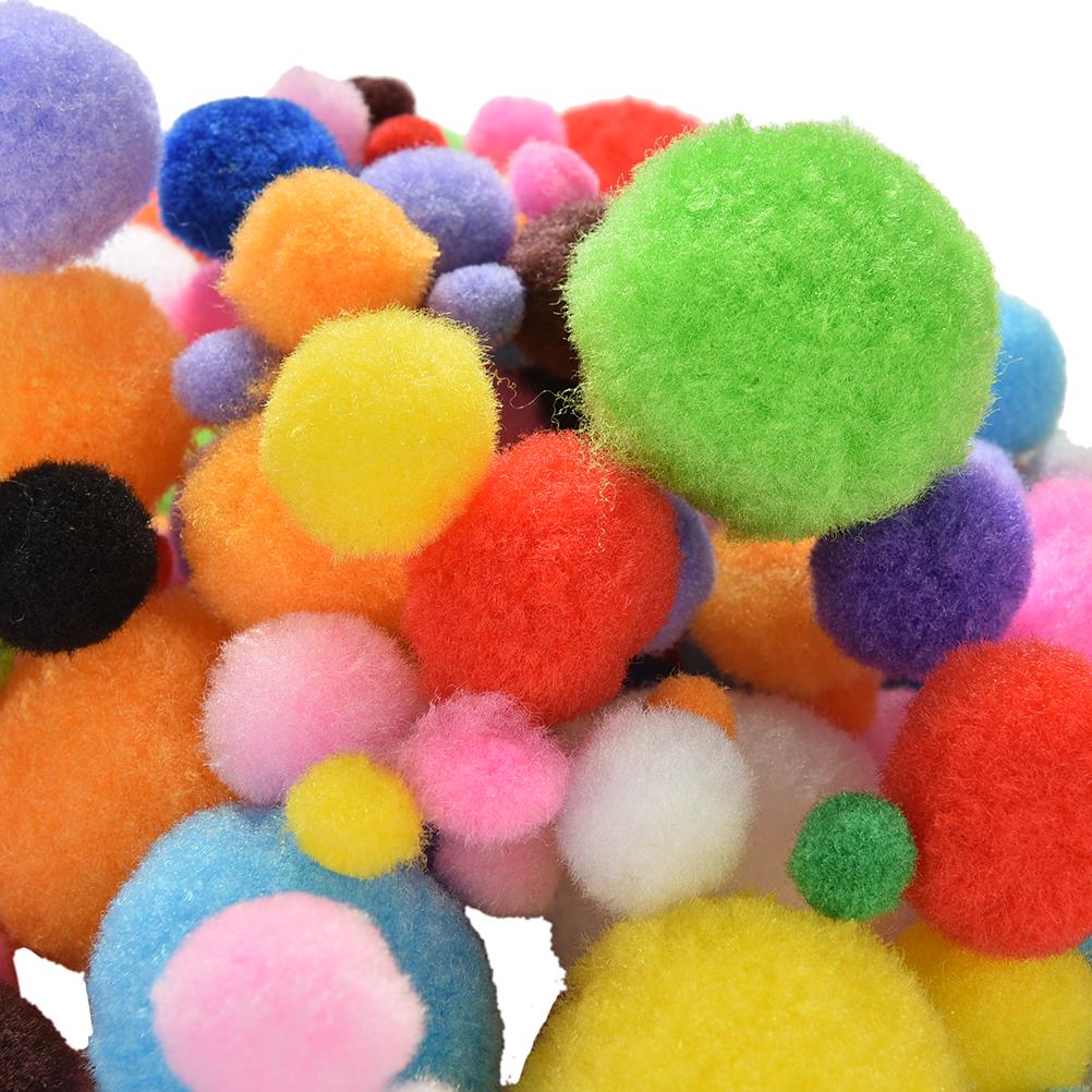 Buy Fluffy Pom Poms 200/500 Per Package Colorful Plush Balls Diy ...