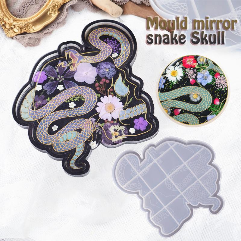 Pdtoweb Silicone Snake Coaster Tray Mold Crystal Resin Epoxy Casting ...