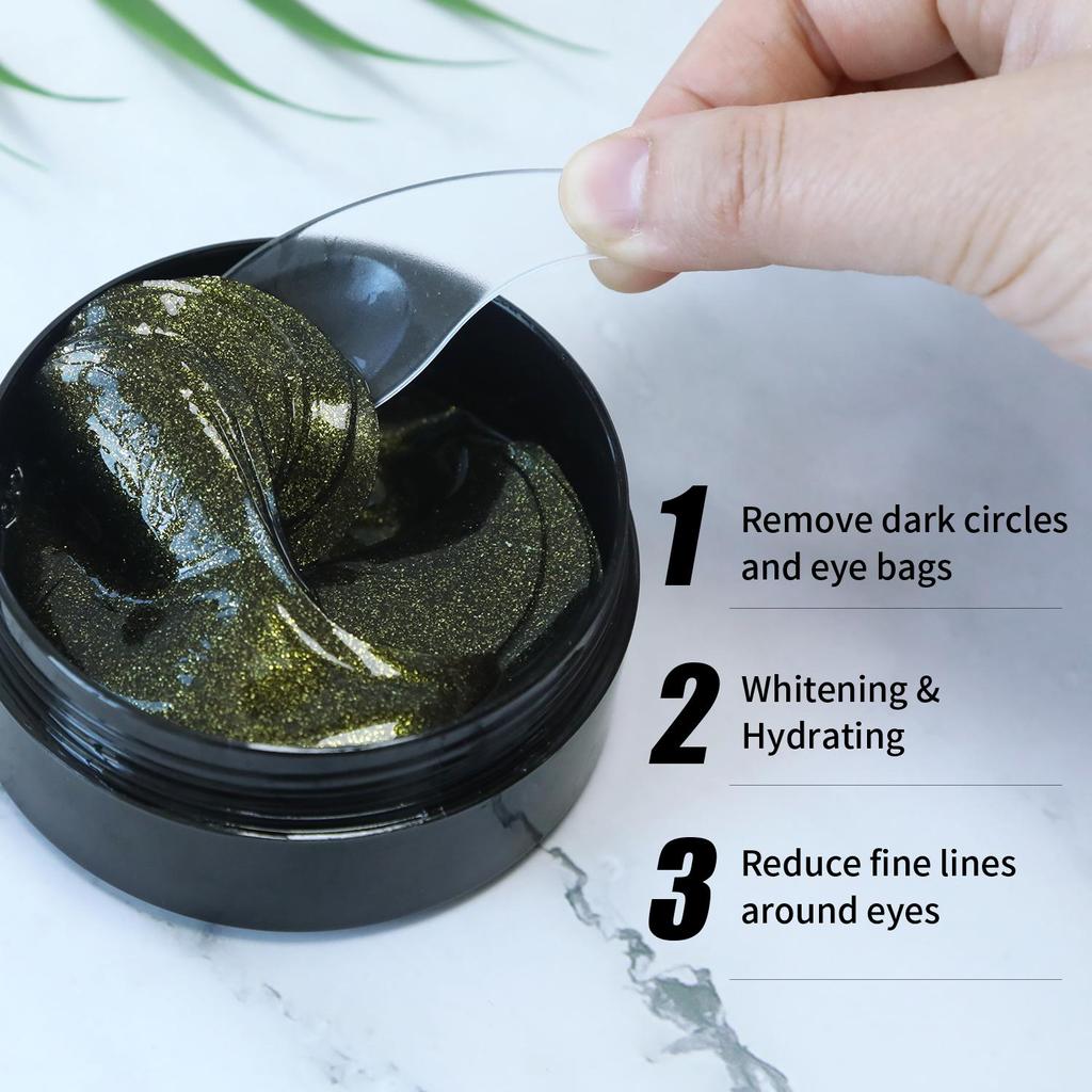 Buy Ilisya 60pcs-Gold Collagen Eye Mask Seaweed Green Algae Eye Patches ...