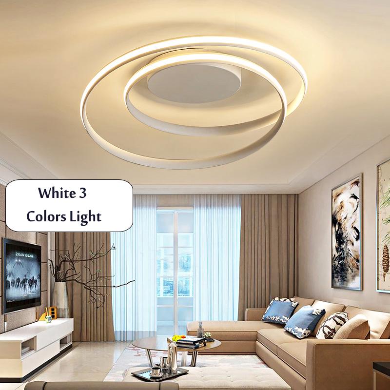 40W 3 Colors Changing LED Ceiling Light Chandelier Lighting Fixture W ...