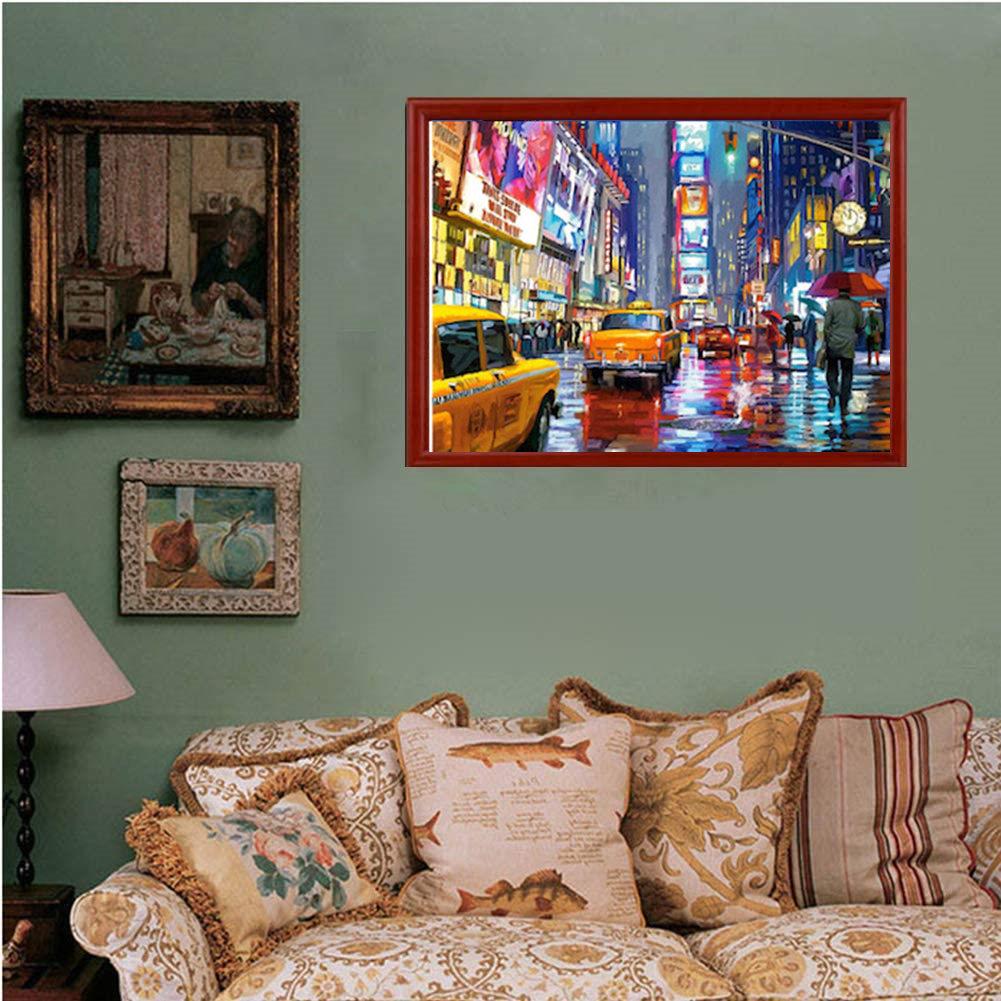 5D diamond painting full diamond diy city diamond full diamond round ...