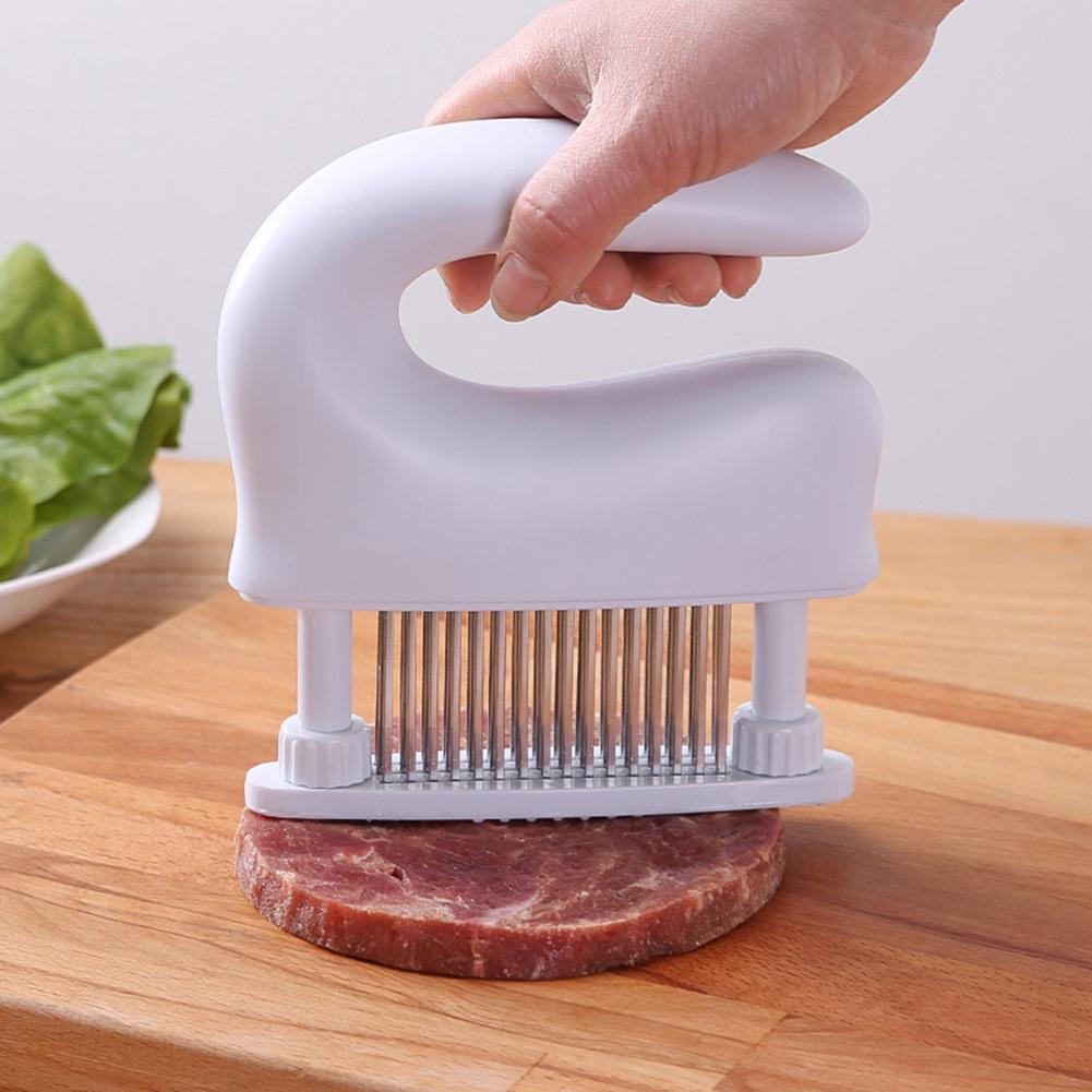 Buy 48-Blade Meat Tenderizer Stainless Steel Sharp Needle Blade Meat ...