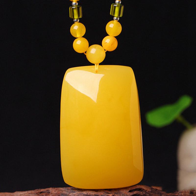 Buy Natural Amber Honey Wax Chicken Oil Yellow Ping An Wushi Brand ...