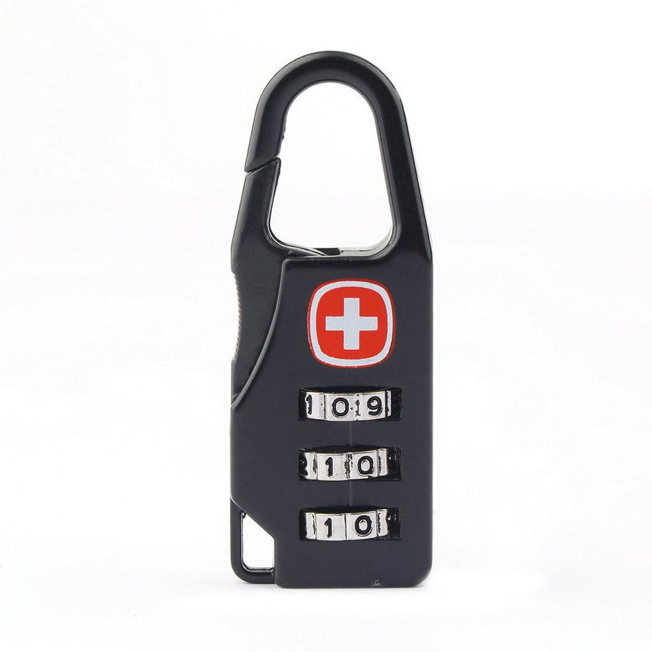 Buy Alloy 3 Dial Safe Number Code Padlock Combination Travel Suitcase ...