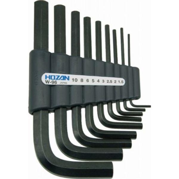 Buy HOZAN W-96 HEX WRENCH SET 9 Pieces Bicycle Tool from Japan at ...