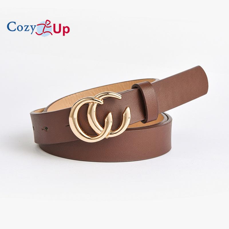 Buy Cozy Up Fashion Double C Belt Student Online Red Couple Casual Belt ...