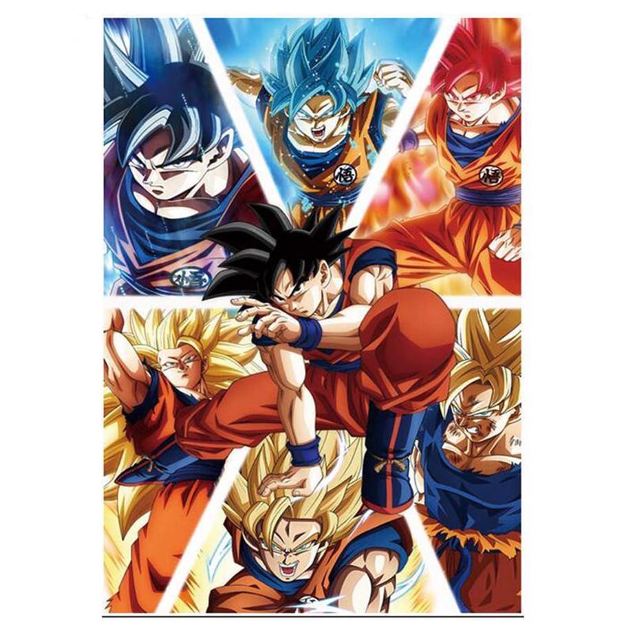 Buy Full 5D Diy Diamond Painting Dragon Ball Warriors Diamond ...