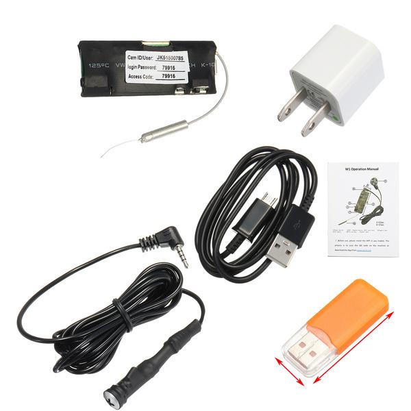 Buy Wireless Control Spy Micro Pinhole Hidden Screw Camera WiFi IP Mini ...