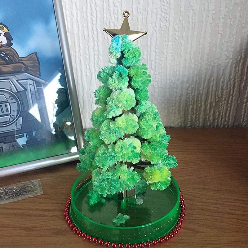 Buy Magic Growing Christmas Tree Novelties Toys Green Growing Paper ...