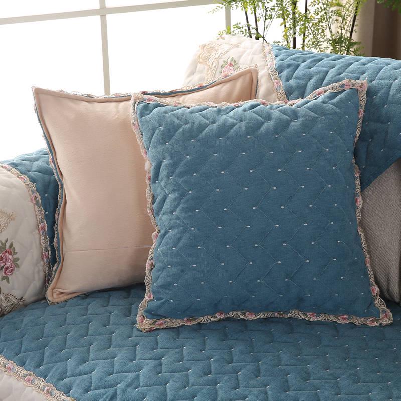 Buy Sofa Covers European-style Sofa Cushion High-end Chenille Non-slip ...