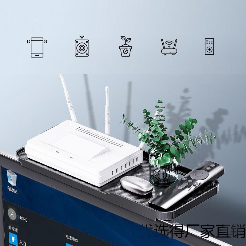 Buy Rack TV Monitor Organizer Screen Top Storage Shelf Holder Practical ...