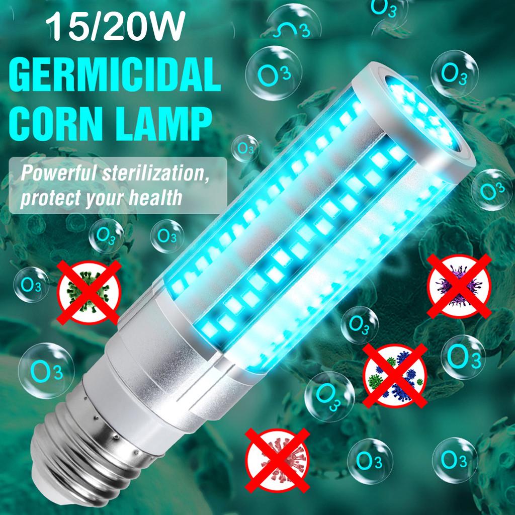 Buy [BC] 15/20W E27 Home UVC LED Ultraviolet-Sterilize Corn Bulb Light ...