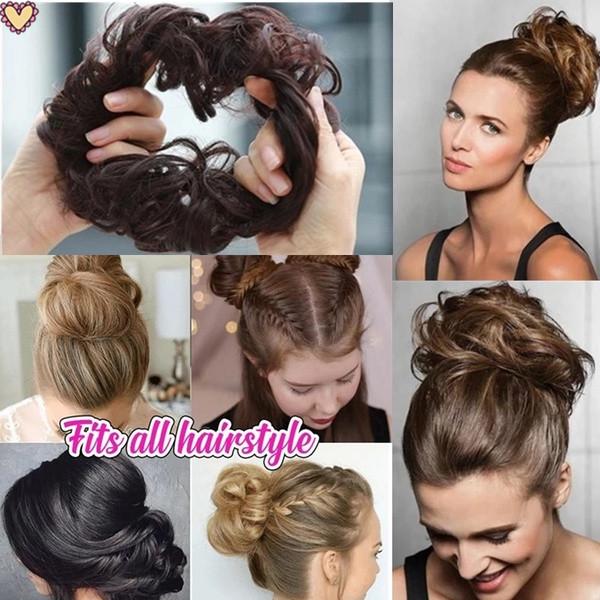 Hair Circle Women Girls Hair Circle Elastics uygun fiyatlı satın alın ...