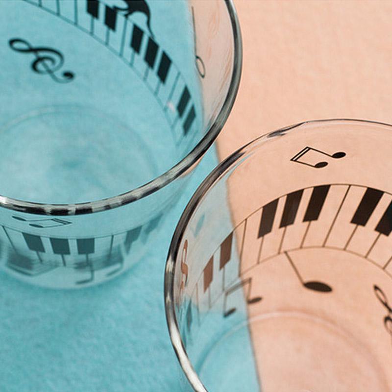 HooMALL Cat Cup Cartoon Water Cup Couple Cup Cute Cartoon Glass Cup ...