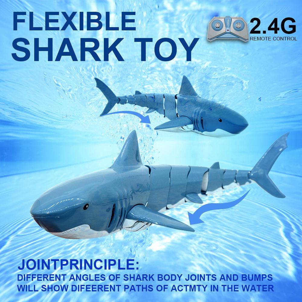 Buy Remote Control Shark 2.4G Remote Control Fish Children's Toy Summer ...