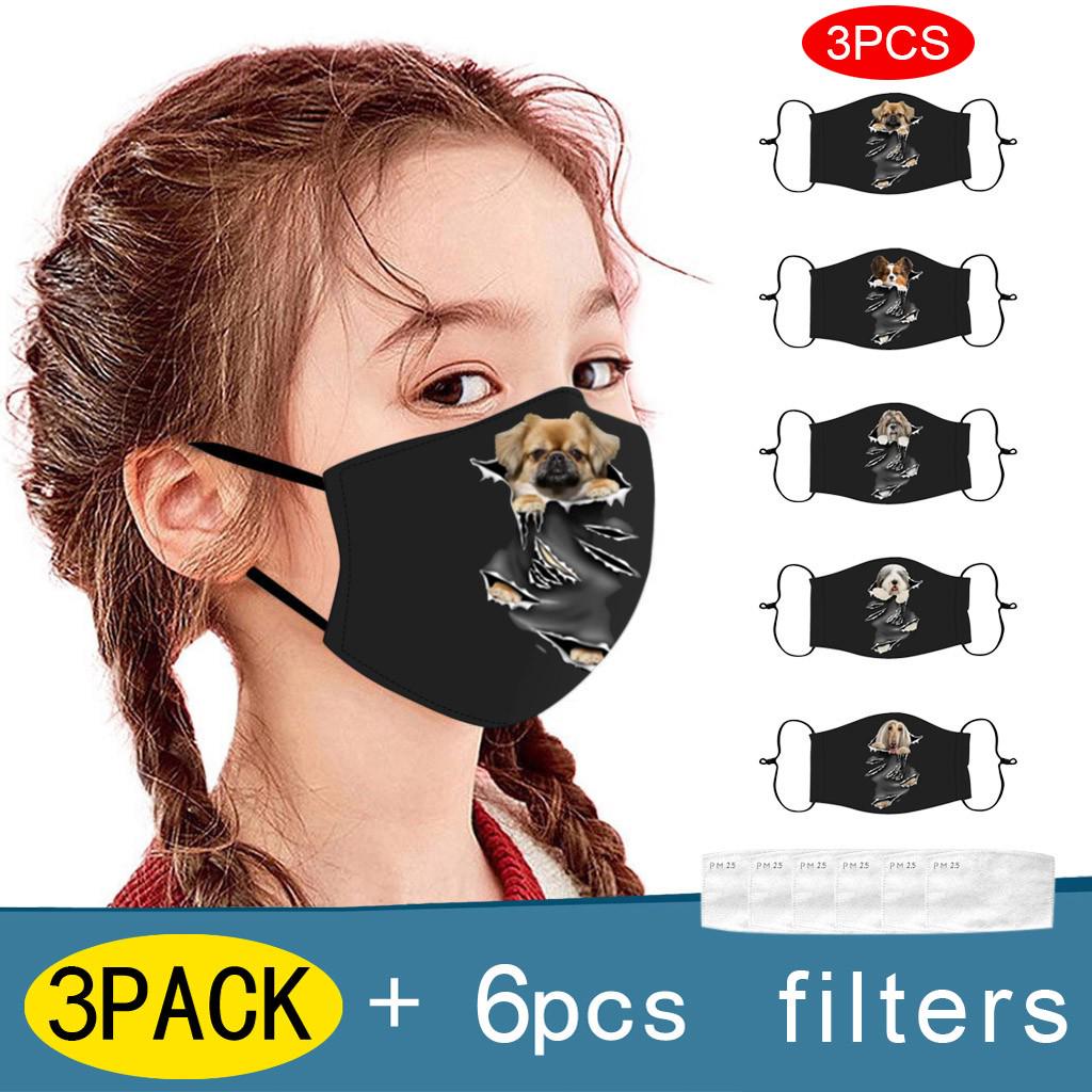 Buy Dog Pattern Activated Carbon 3D Printing Anti-Pollution Anti ...