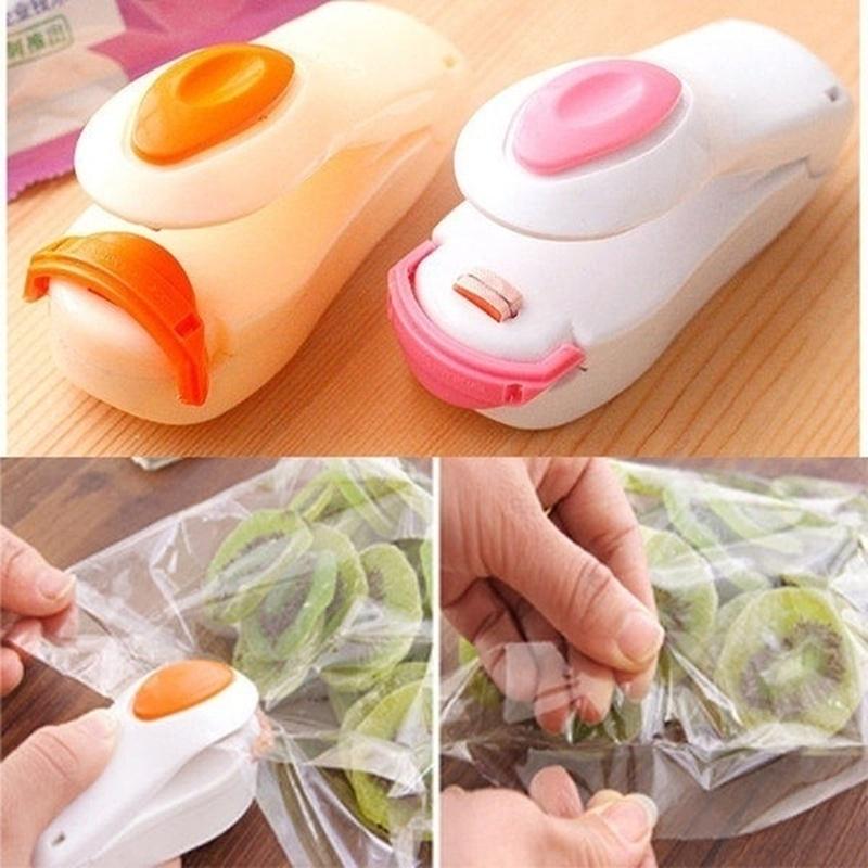 Cute Portable Mini Home Heat Sealing Machine Seal Packing Plastic Bag ...