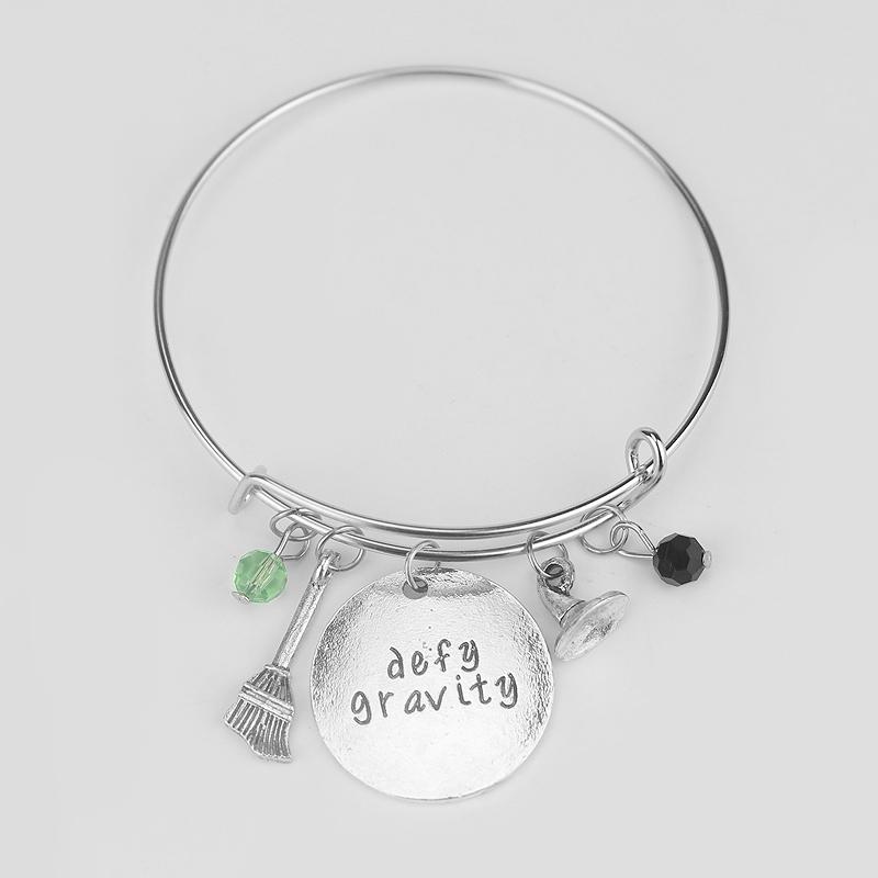 Buy Wicked the Musical Inspired Bangle Bracelet - "defy Gravity" at ...