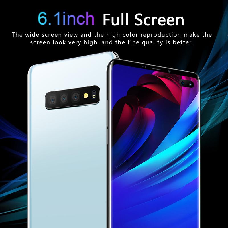 Buy S10+ Unlocked Android 9.1 Smartphone Octa Core Cell Phone 1GB+8GB ...