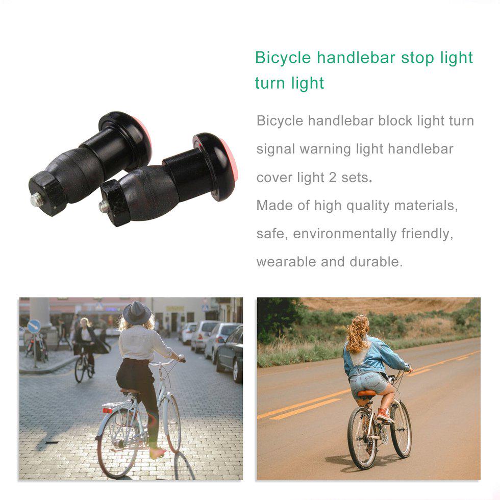Buy B-Battery Powered Bicycle Handlebar Light Bike Signal Lamp Cycling ...