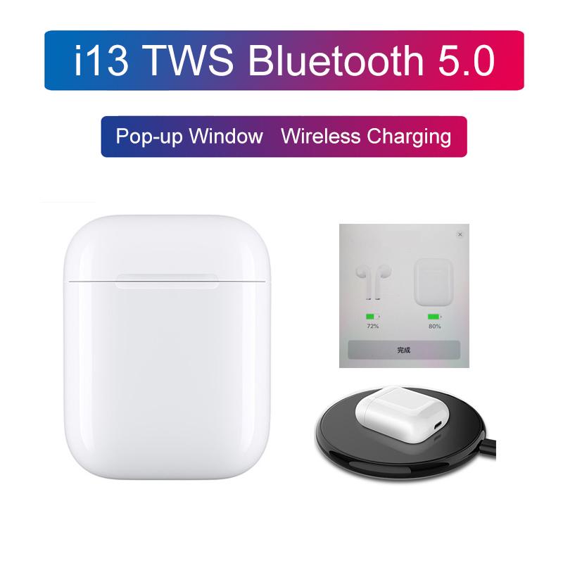 i13 Tws Bluetooth 5.0 Headphone Original Helmets Surround Sound Supper ...