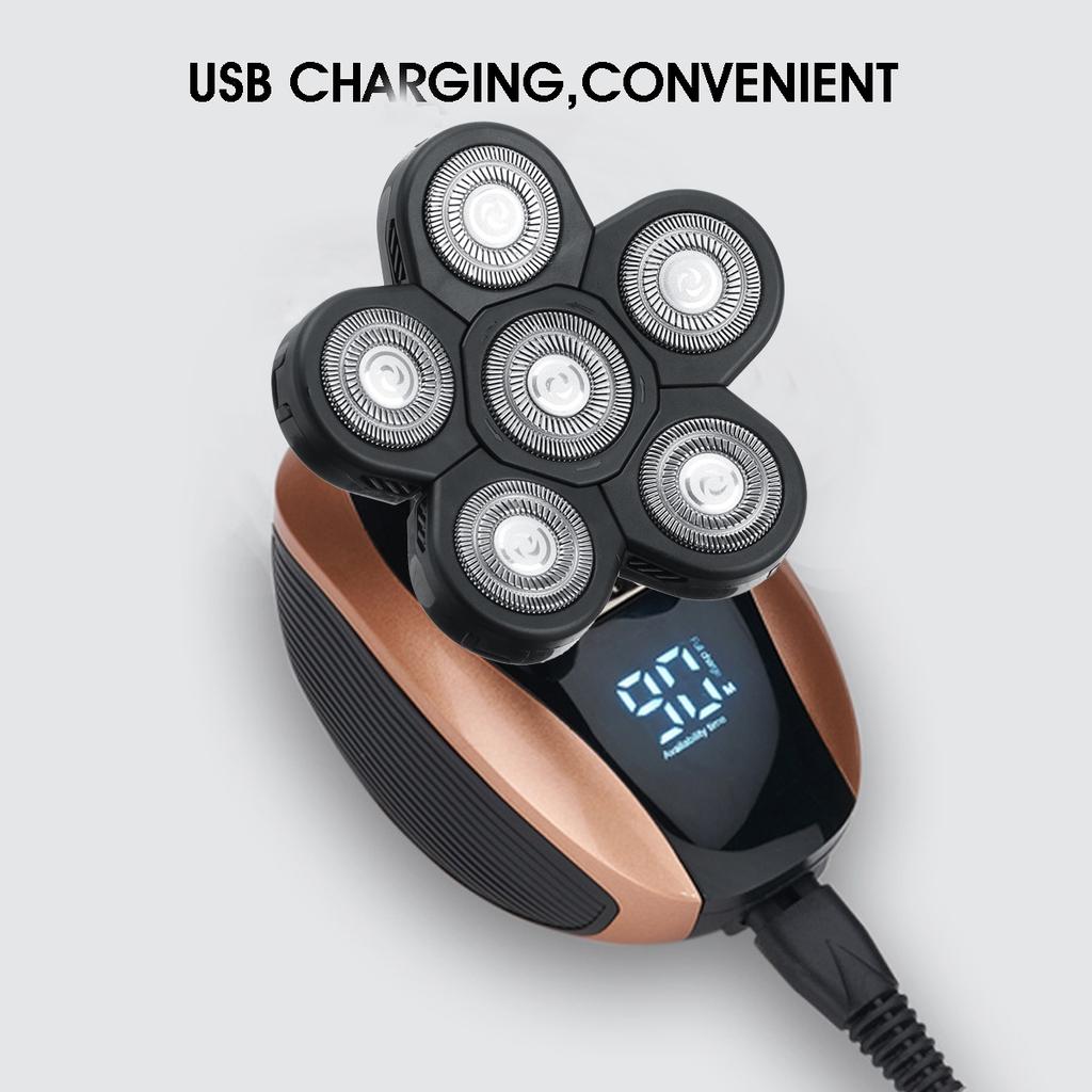 Acquista New Upgrade 6D Electric Razor Shavers for Men Bald Head Shaver ...