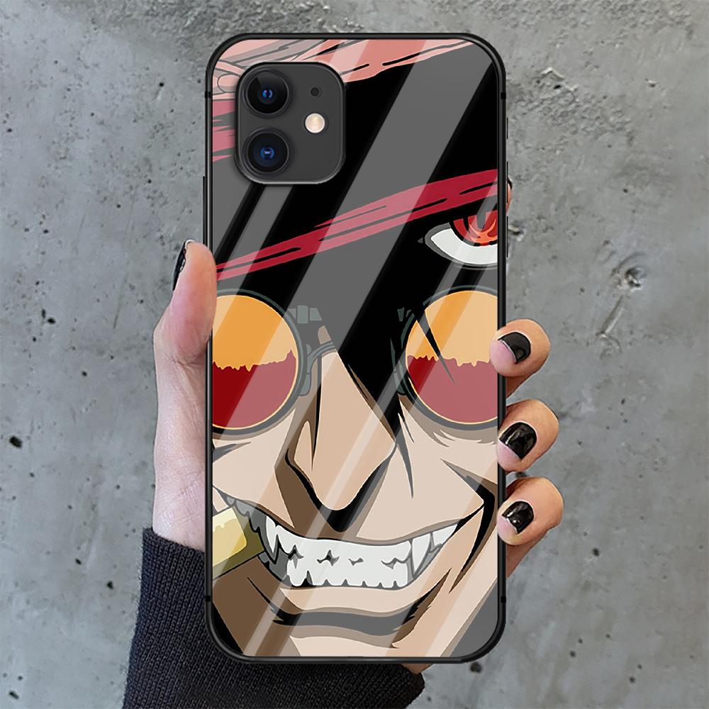 Buy Anime Hellsing Alucard Tempered Glass Phone Case Cover For IPhone 6 ...