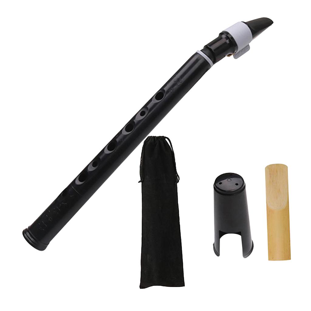 Buy Pocket Mini 8 Hole Sax Simple Portable Saxophone Little Set Black ...