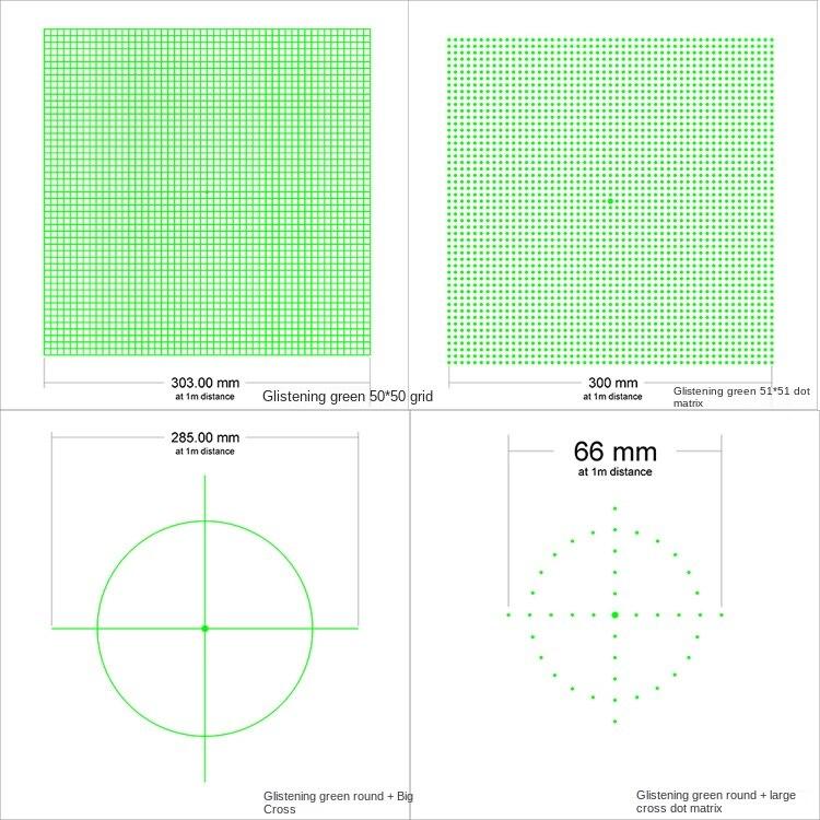 Kaufe 9,6 Grad einstellbare Brennweite Positionierungslampe Modul 2 7 * 7 = 98 Punktmatrix ...