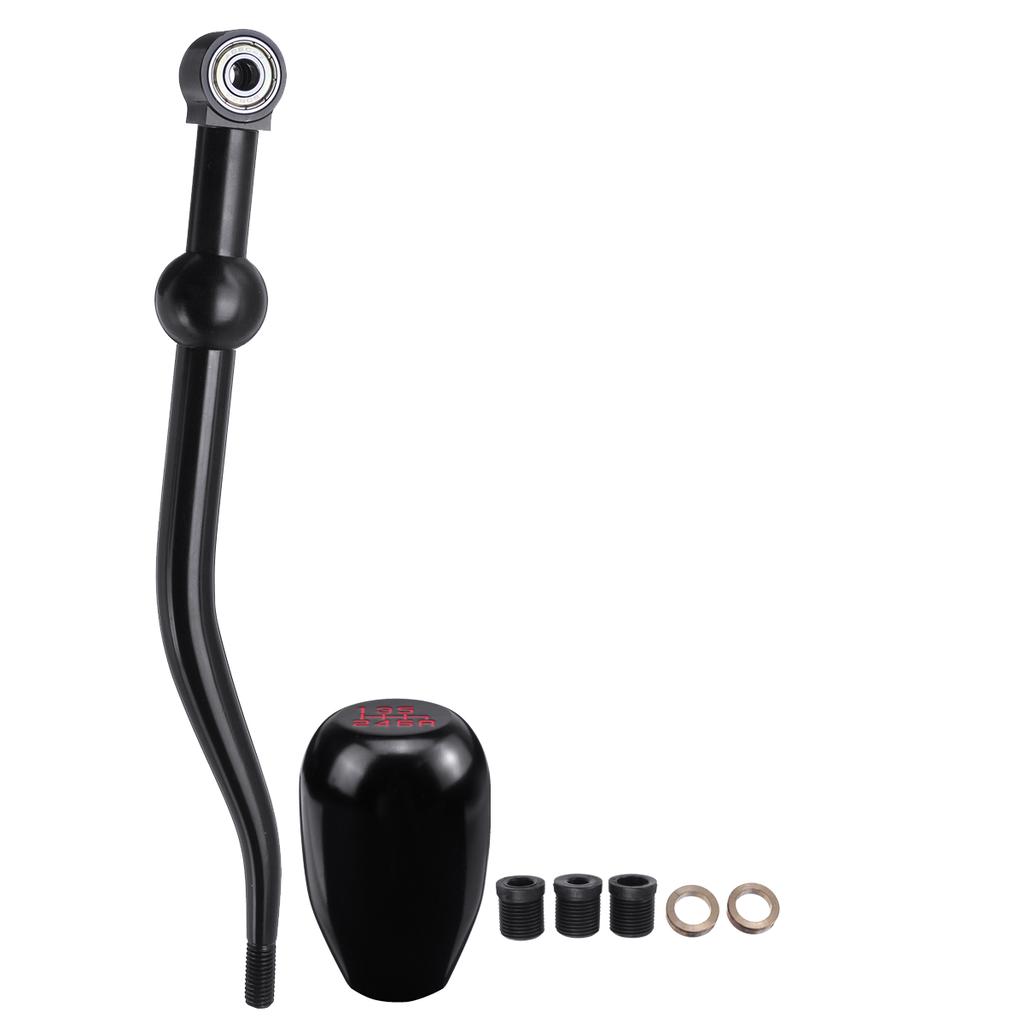 Buy 5/6 Speed Gear Shift Knob Head Stick Dual Bend Short Shifter For ...