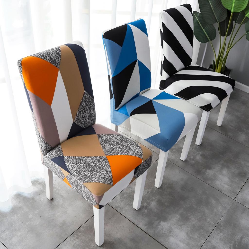 Buy Simple Flowers Chair Covers Dining Room Hotel Restaurant Banquet ...