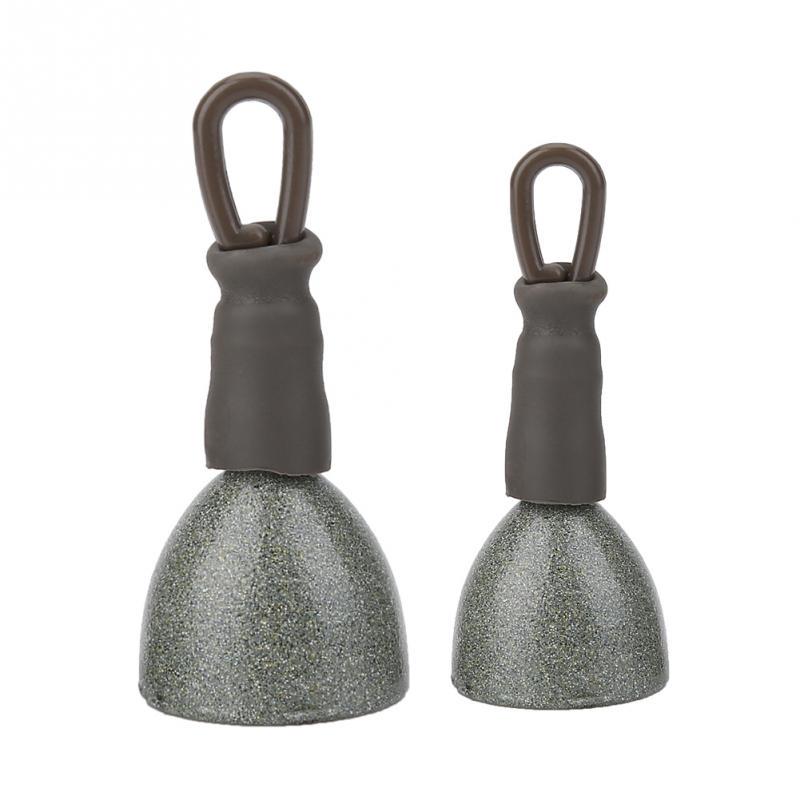 Buy 3Pcs Durable Fishing Back Lead Clip Sinkers Weights Tackle ...