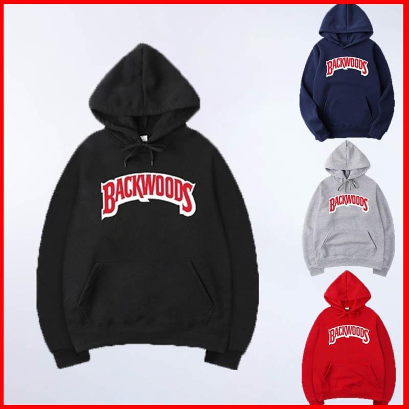 Buy Women Men Backwoods Hoodies Solid Color Loose Sweatshirts Hooded T ...